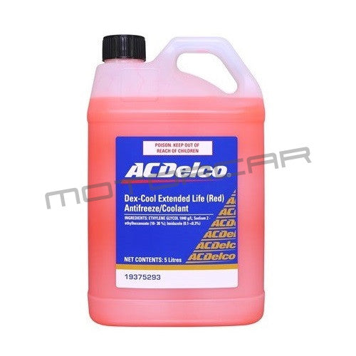 ACDelco Dex-Cool Engine Coolant/Antifreeze Fluid - 5 Litre